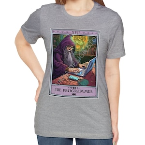 Programmer Shirt, the Programmer Tarot Card Shirt, Wizard Programmer ...