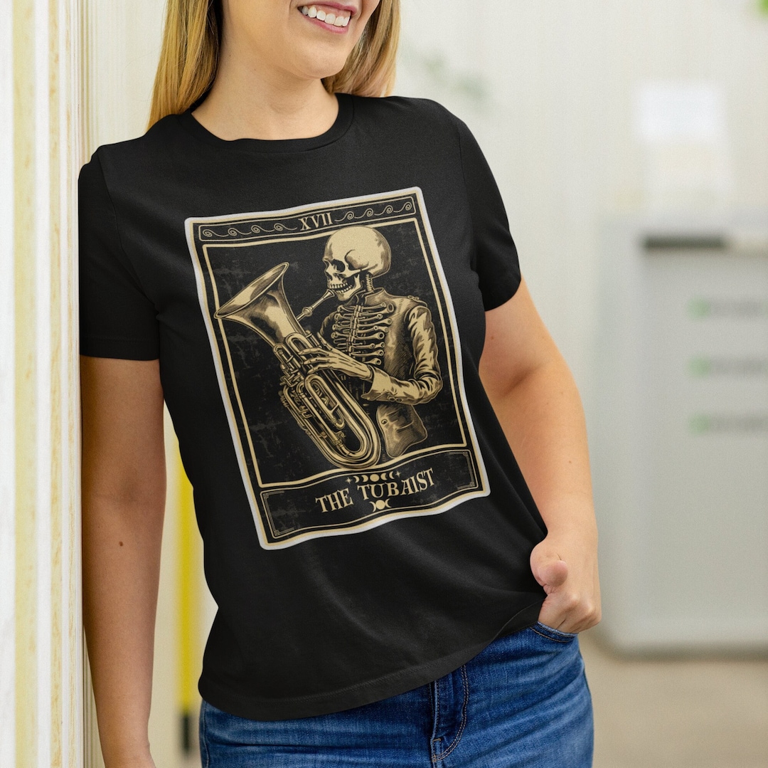 Tubaist Shirt the Tubaist Tarot Card Shirt, Tuba Player Gift for ...