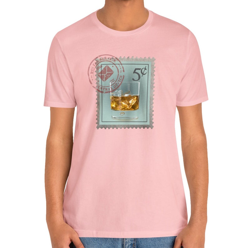 Whiskey Postage Stamp Shirt, Stamp Collector Gift, Whiskey Lover ...
