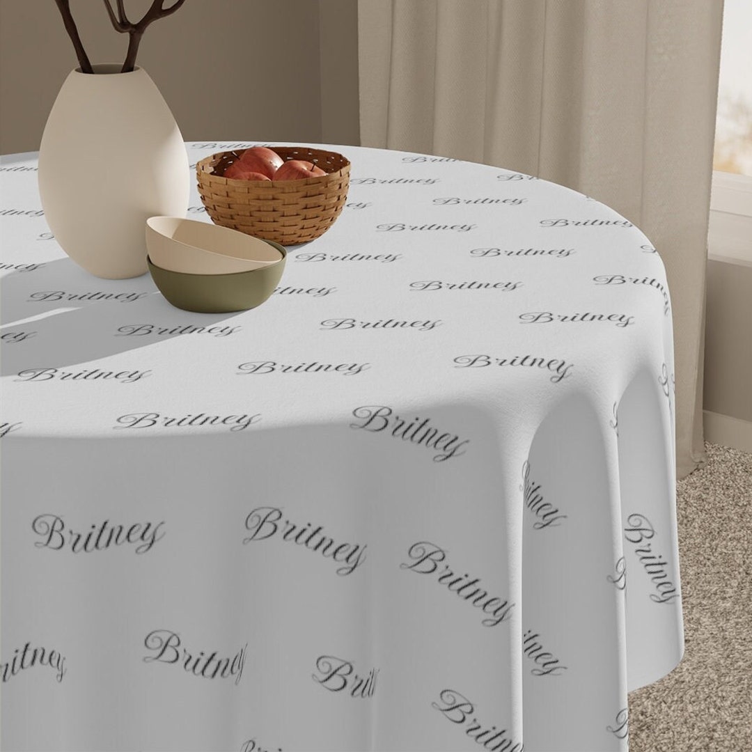 Personalized Tablecloth, Custom Birthday Tablecloth, Custom Name ...