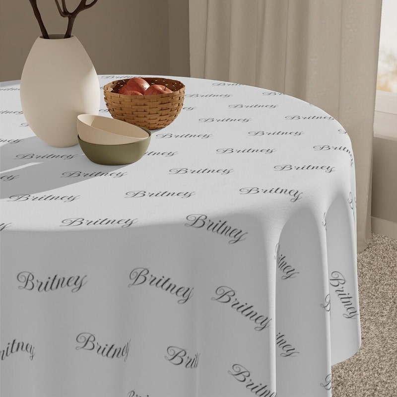 Personalised Tablecloth - Etsy UK