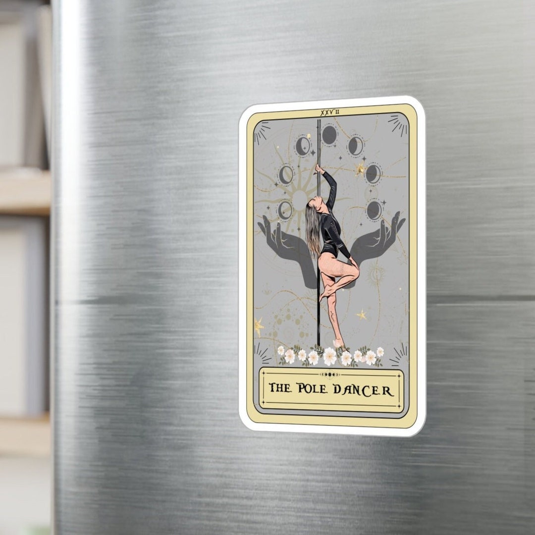 The Poledancer Tarot Card Sticker, 3" X 4" Vinyl Sticker Waterproof UV ...