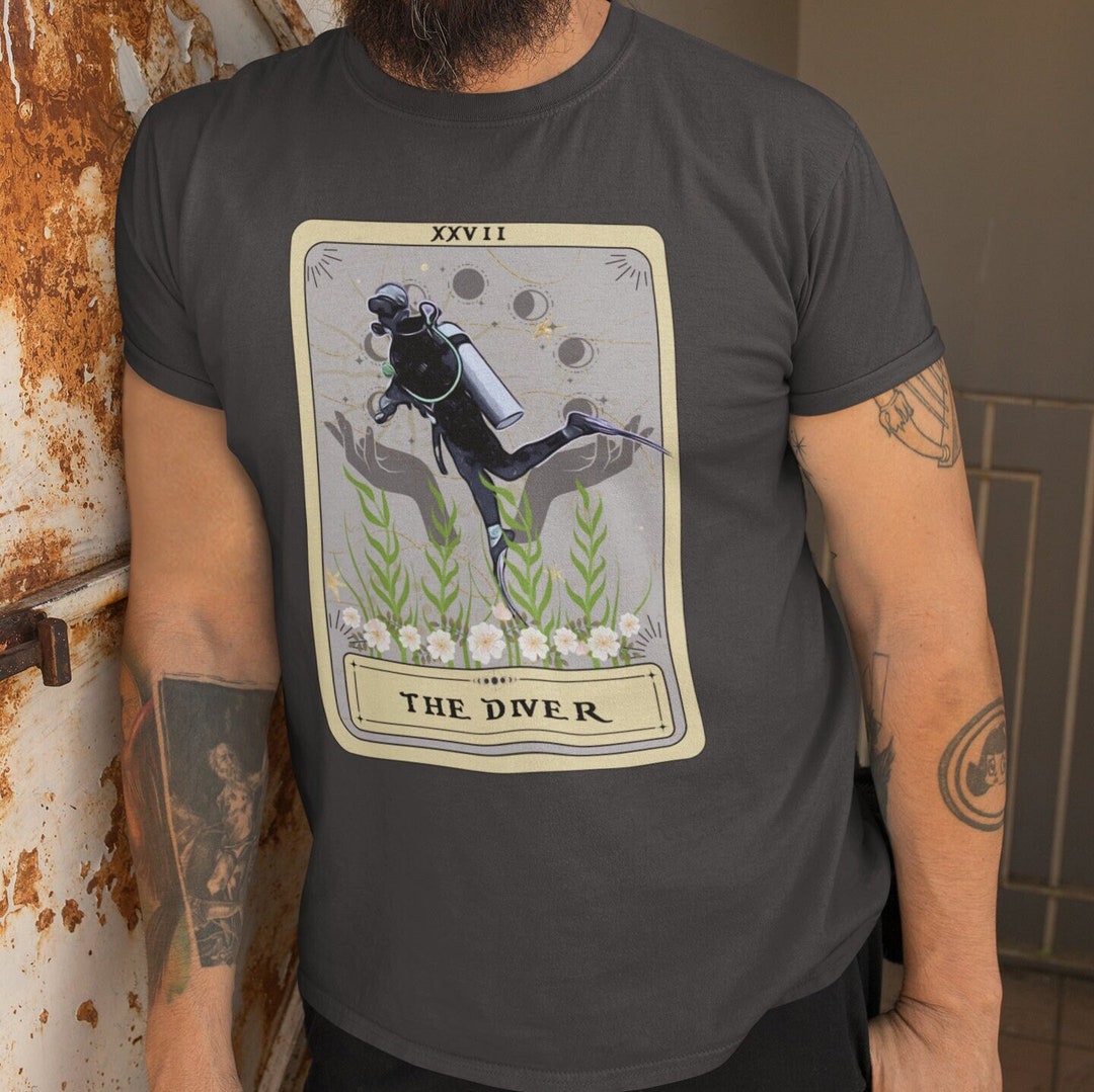 Scuba Diver Shirt, the Diver Tarot Card Shirt, Scuba Diving Gift Scuba ...