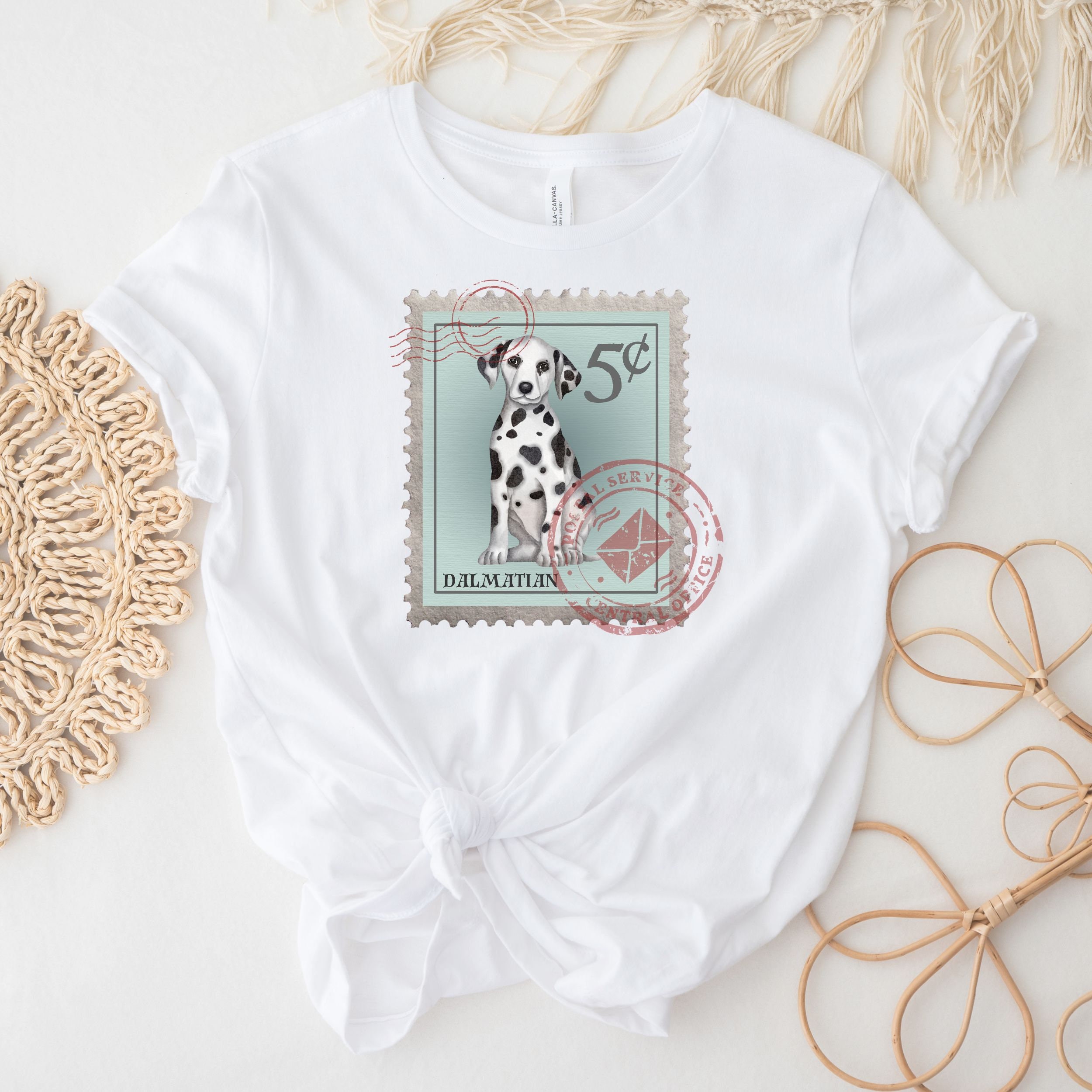 Dalmatian Shirt, Postage Stamp Shirt, Dalmatian Tshirt Dalmatian Mom ...