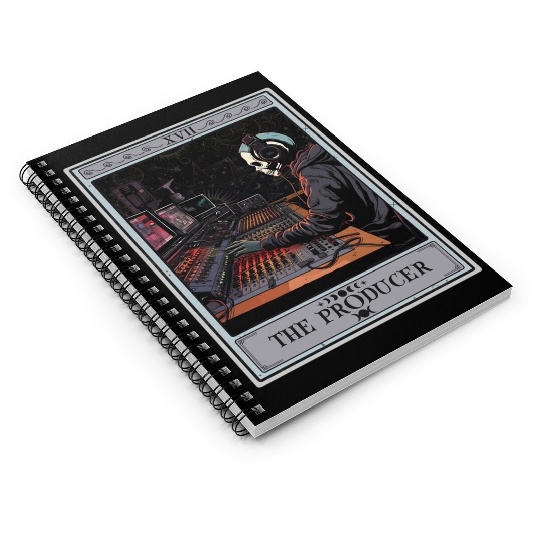 Music Producer Notebook, the Music Producer Tarot Card Journal, Music ...