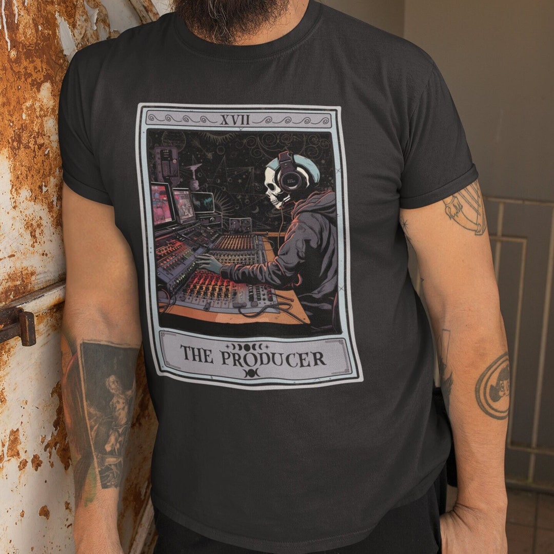 Music Producer Tshirt, the Producer Tarot Card Shirt, Music Recording ...