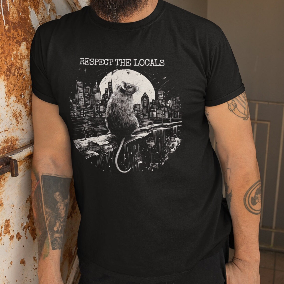 Rat Shirt Rat Gifts Respect the Locals Rat Lover Gifts - Etsy
