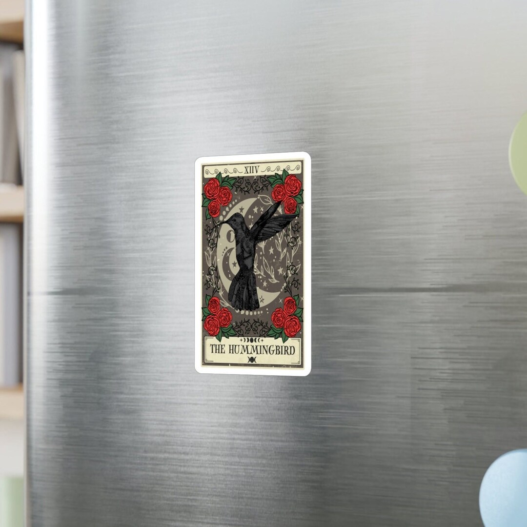Hummingbird Spirit Animal Tarot Card Sticker, Hummingbird Spirit Animal ...
