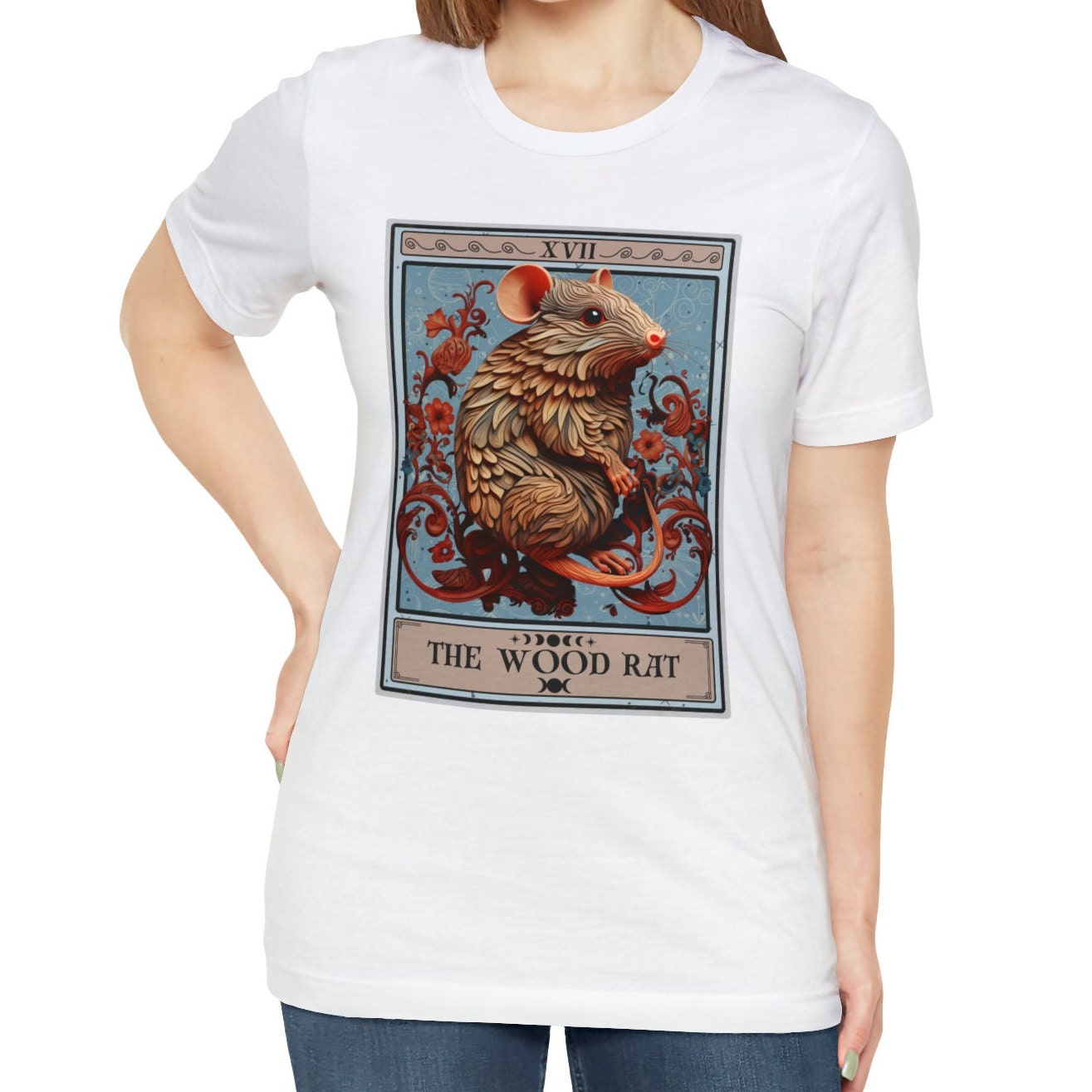 Wood Rat Chinese Zodiac Shirt, the Wood Rat Tarot Card Shirt, Rat ...
