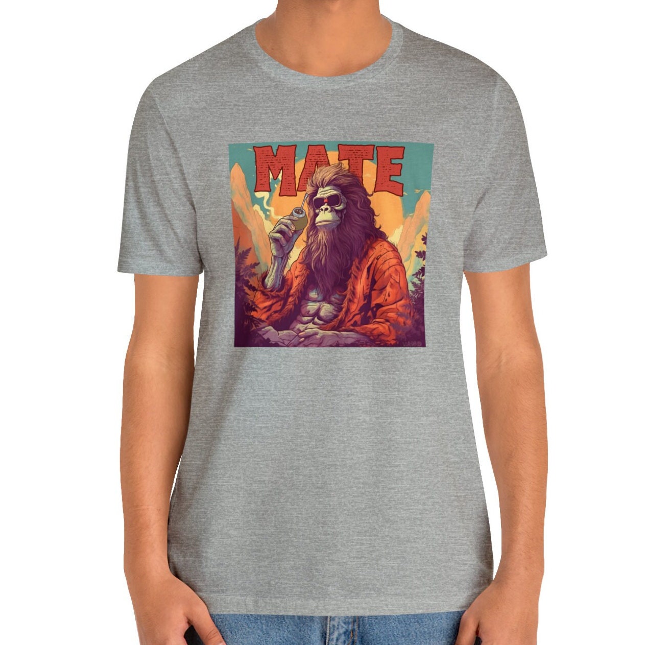 Bigfoot Yerba Mate Shirt, Bigfoot Mate Plant Shirts Yerba Mate Tea ...