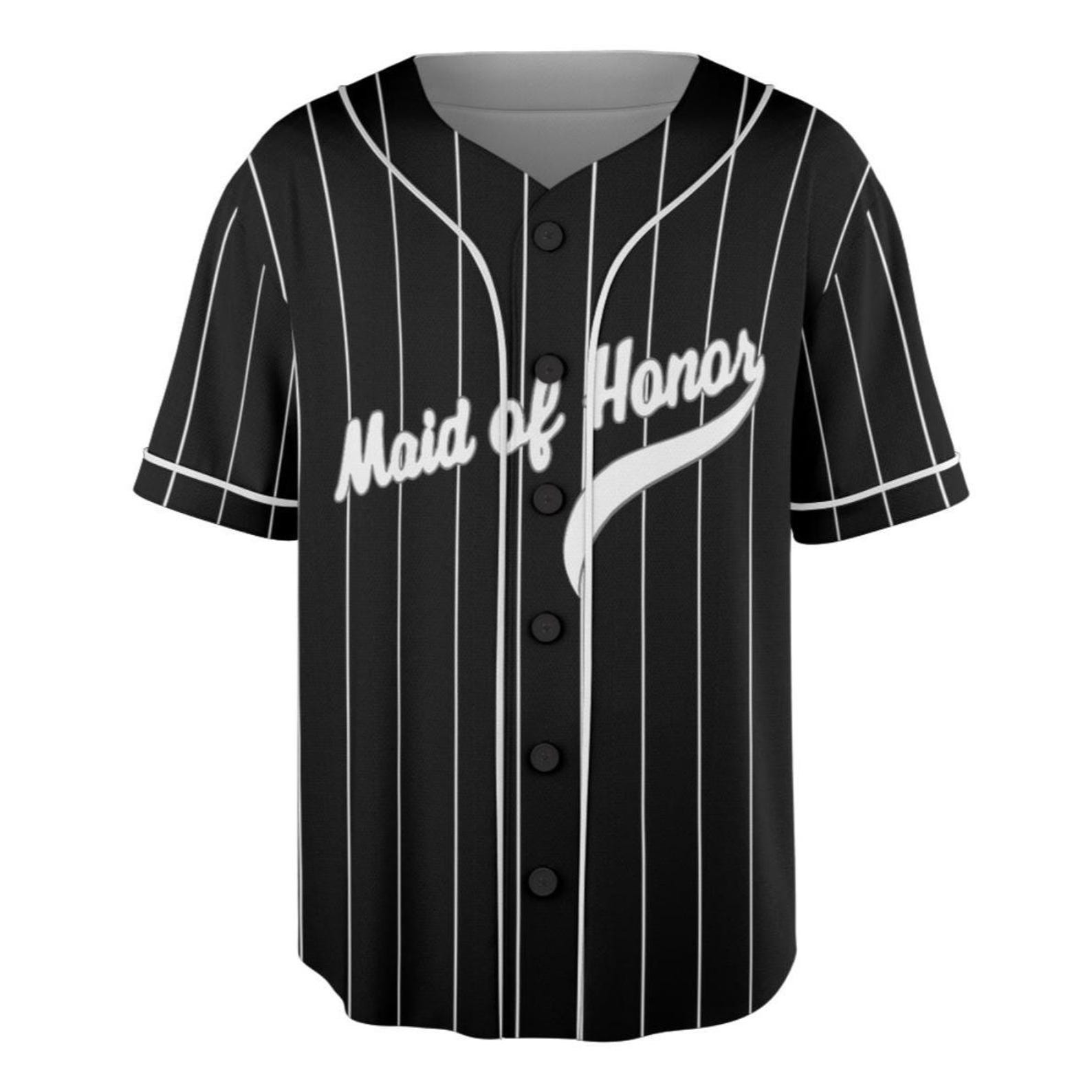 Bride & Bridesmaid Matching Baseball Jersey - Bachelorette Party Shirts ...