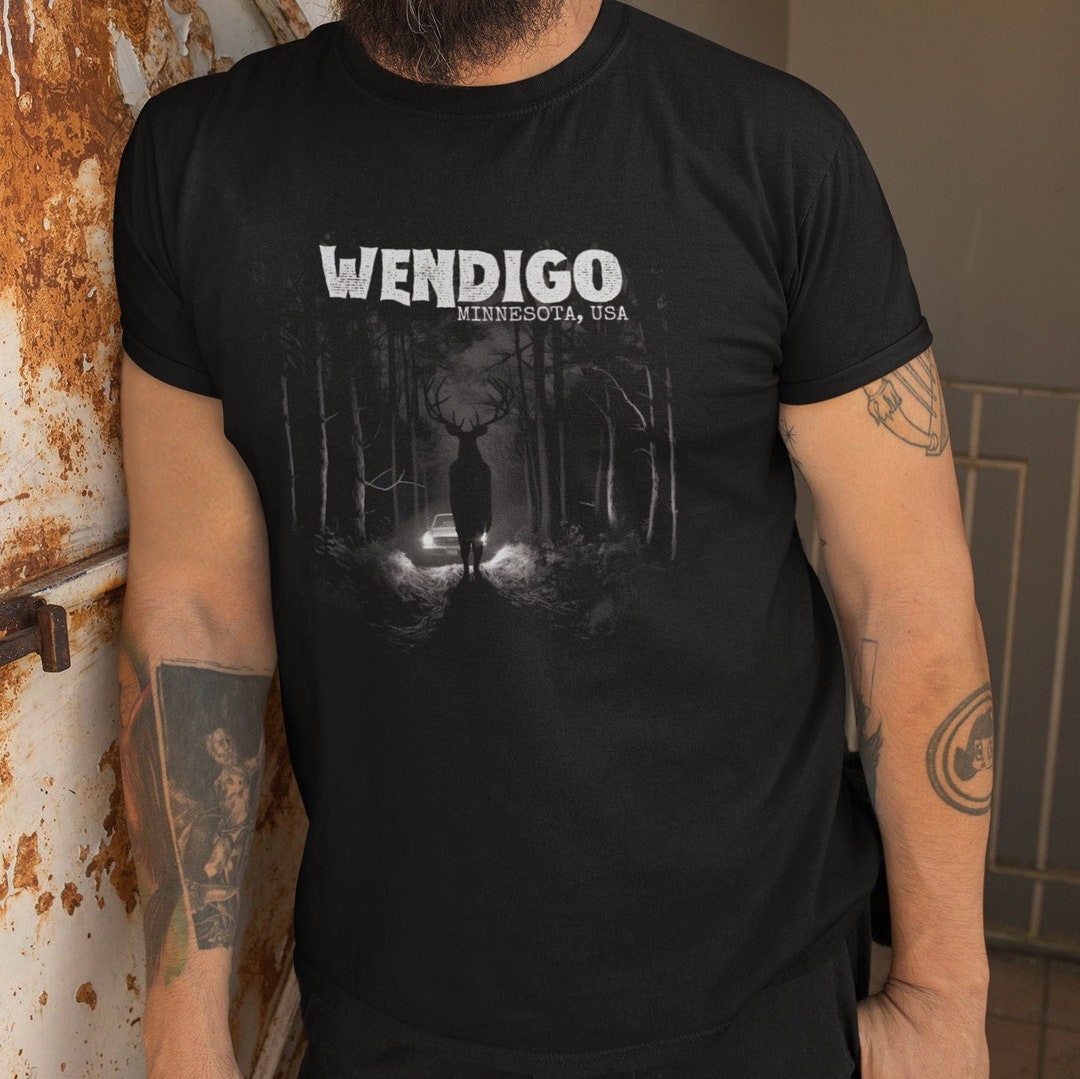 Wendigo Shirt, Minnesota Home State Cryptid Cryptozoology Tshirt ...