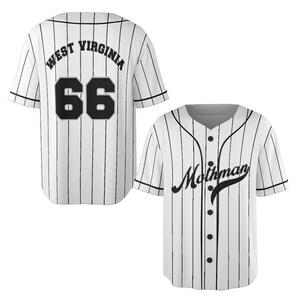 Mothman Baseball Jersey, Mothman Shirt Cryptid T-shirt Cryptozoology ...