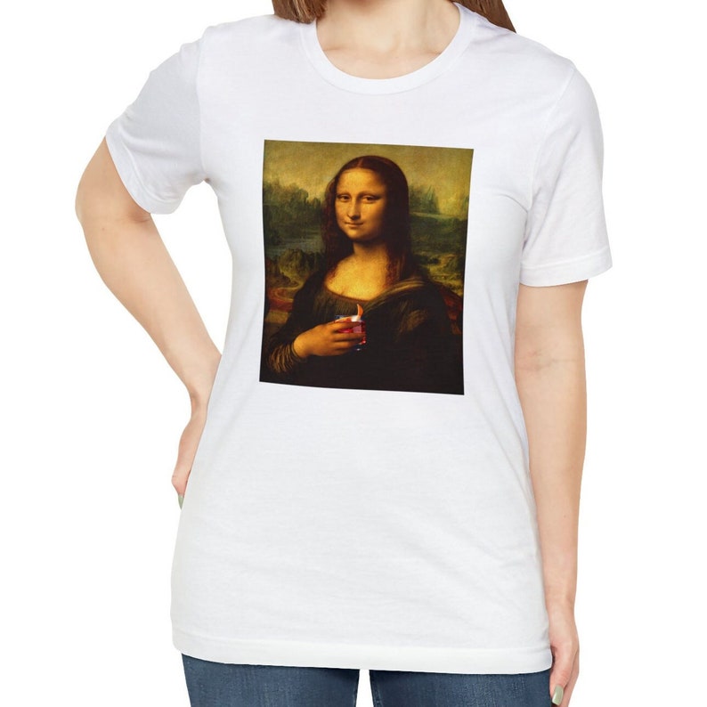 Mona Lisa Negroni Shirt, Negroni Tshirt Mona Lisa Tshirt Cocktail ...