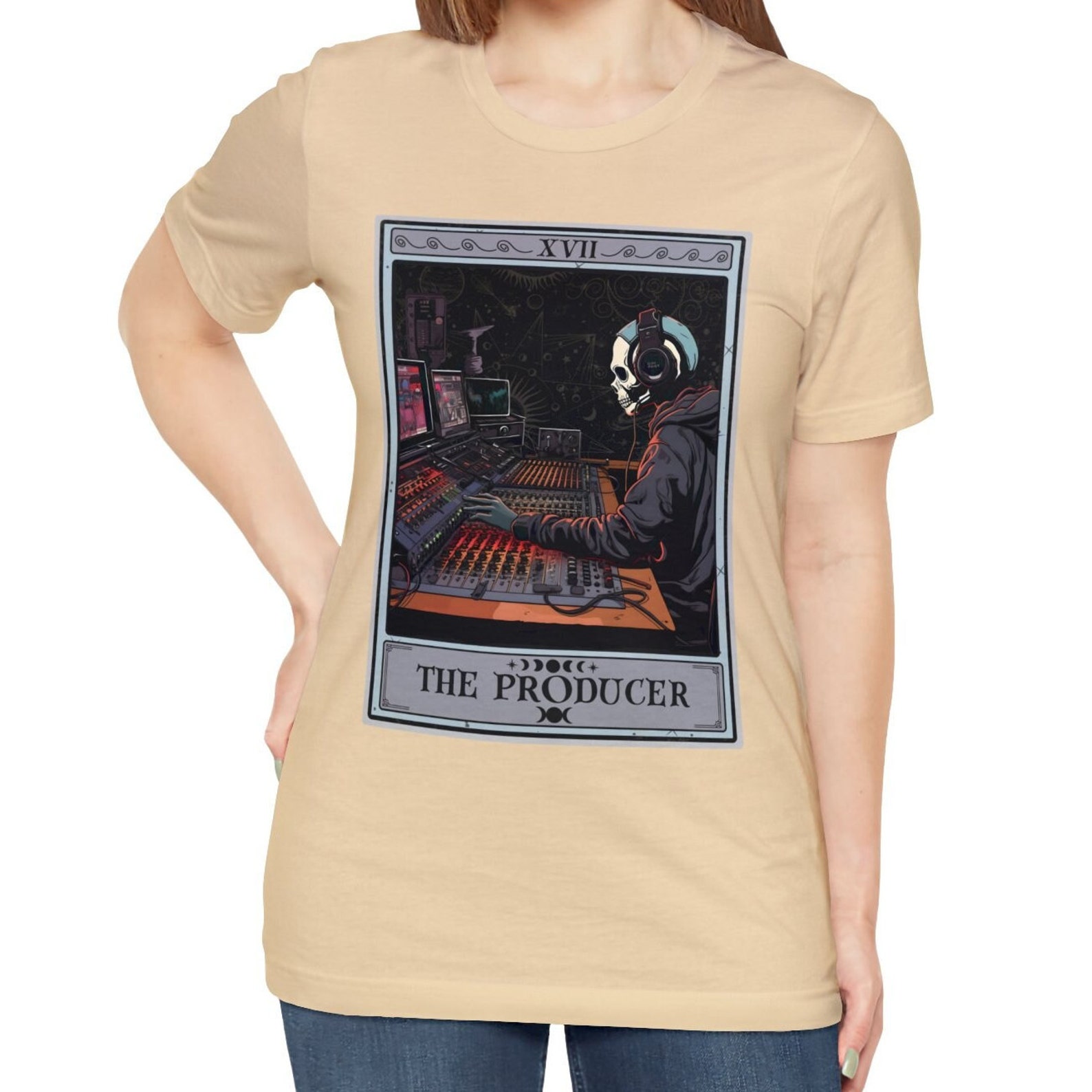 Music Producer Tshirt, the Producer Tarot Card Shirt, Music Recording ...