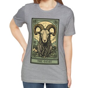 Goat Shirt, the Goat Tarot Card Shirt, Goat Lover Gifts Goat Chinese ...