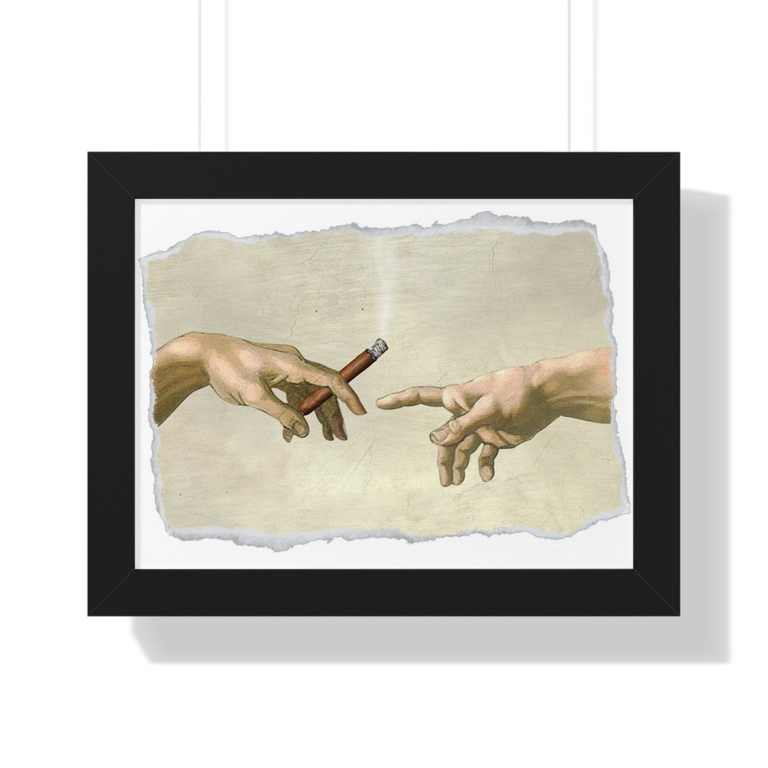 Cigar Print the Creation of Cigar, Cigar Lover Gift Cigar Wall Art ...