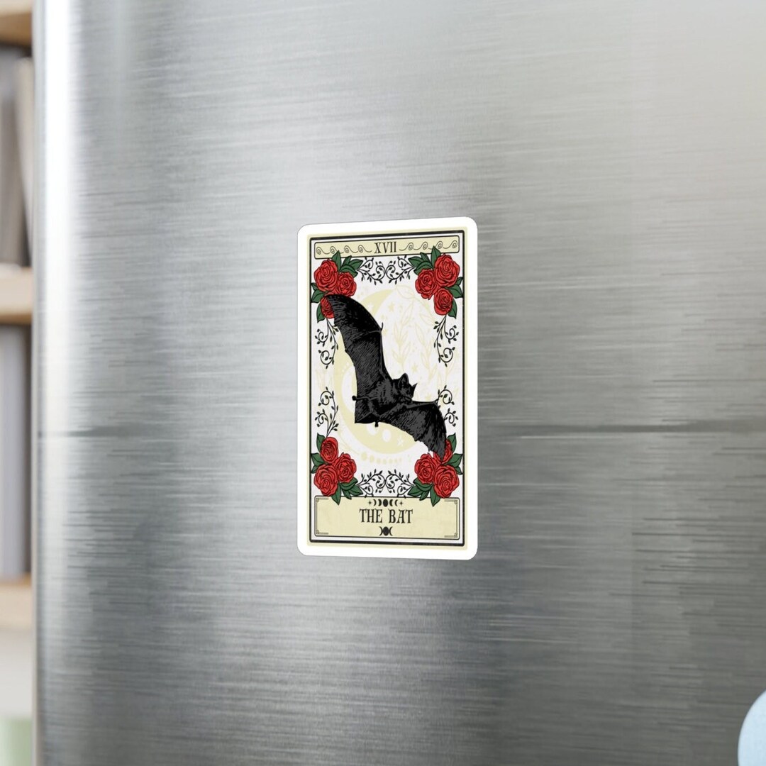 Bat Spirit Animal Tarot Card Sticker, Bat Spirit Animal 3" X 4" Vinyl ...
