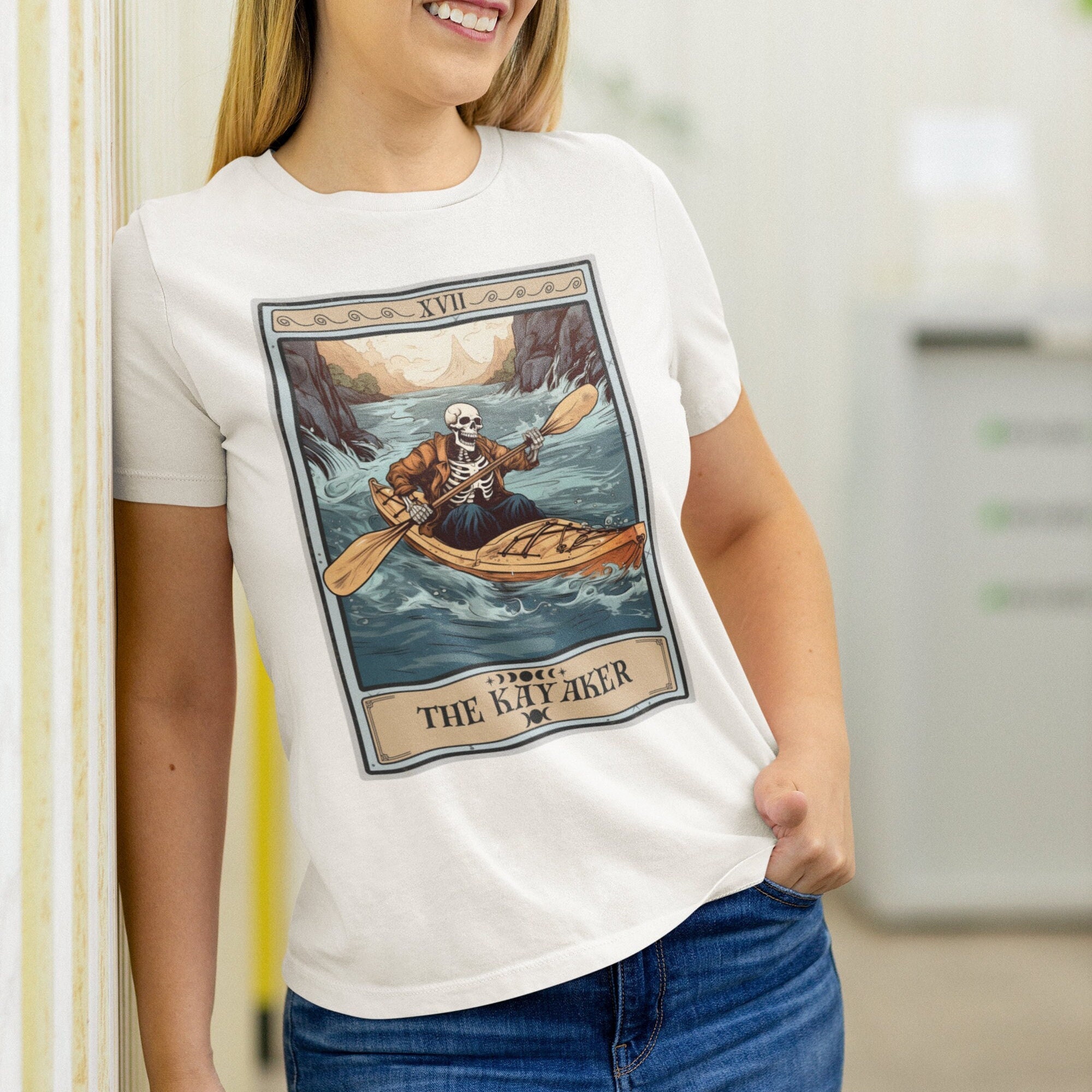 Kayak Shirt, the Kayaker Tarot Card Shirt, Kayaking Gift Ideas Kayakers ...