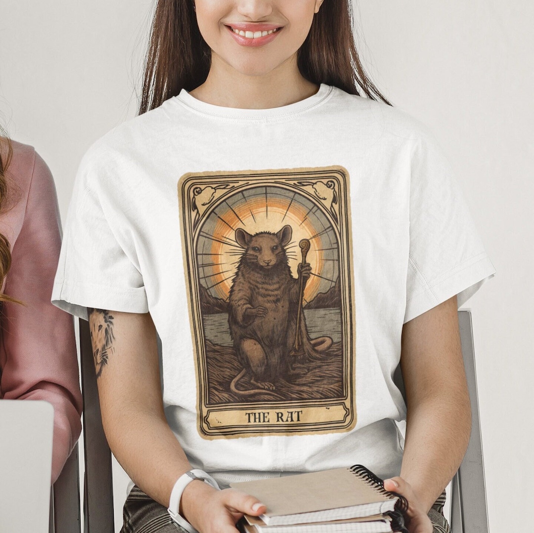 Rat Shirt, the Rat Tarot Card Shirt Rat Lover Gifts Rat Chinese Zodiac ...