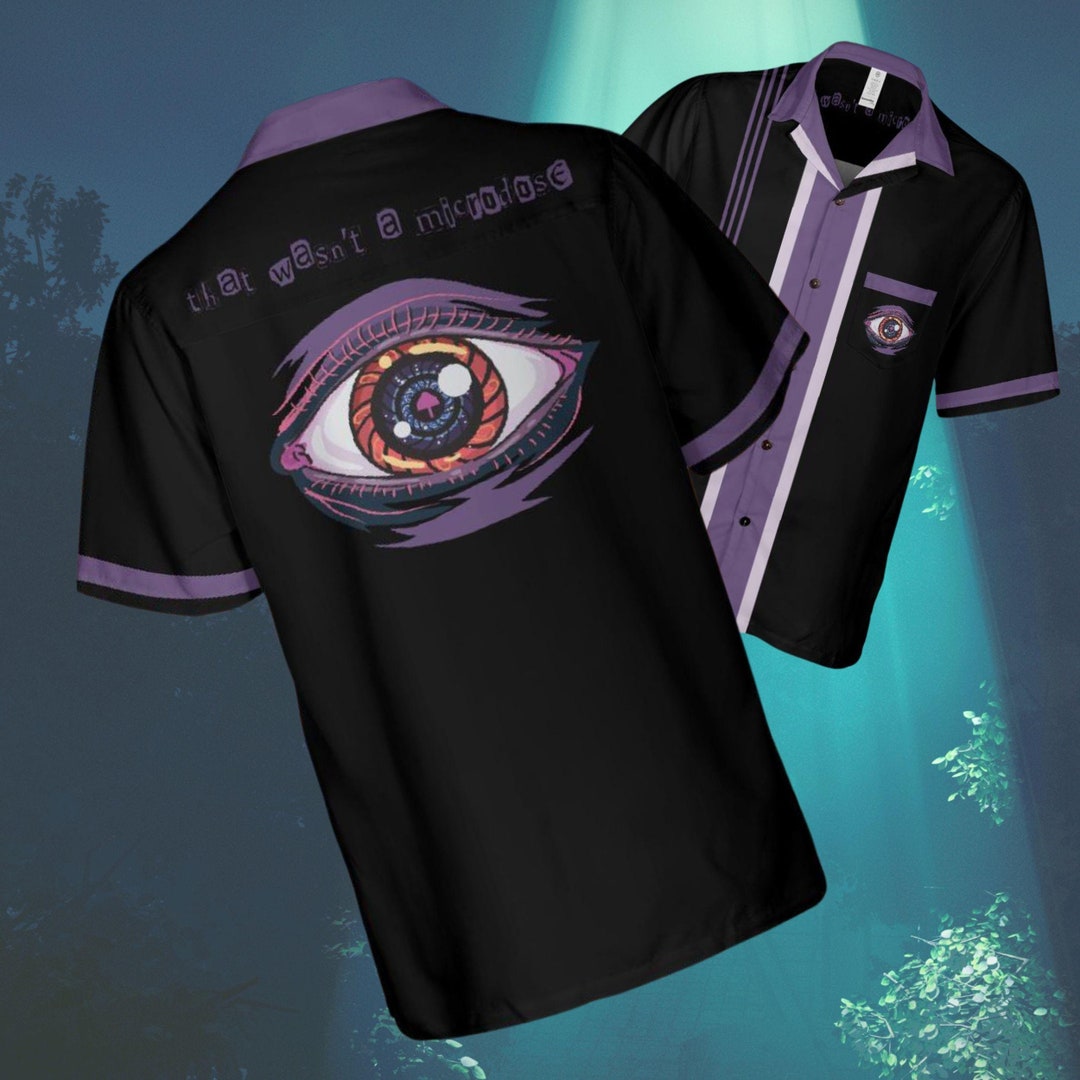 That Wasn't a Microdose Button up Shirt With Pocket, Rave Shirt ...