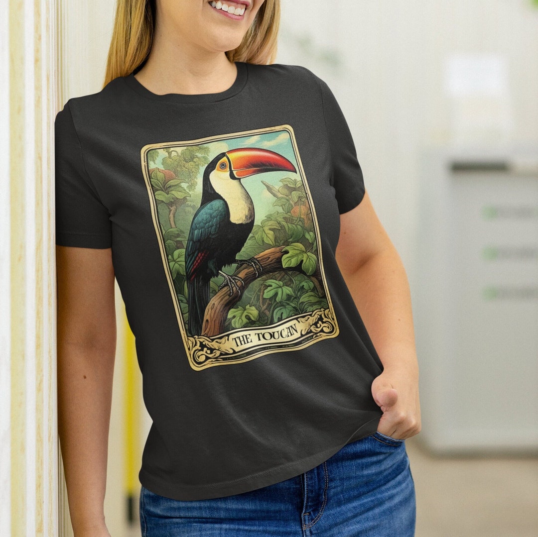 The Toucan Tarot Card Shirt, Toucan Shirt, Toucan Bird T-shirt, Toucan ...
