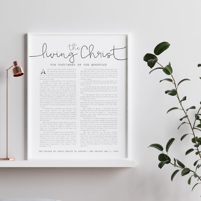 24x36 Lds Print - Etsy