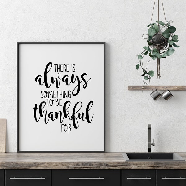 Thankful Print - Etsy
