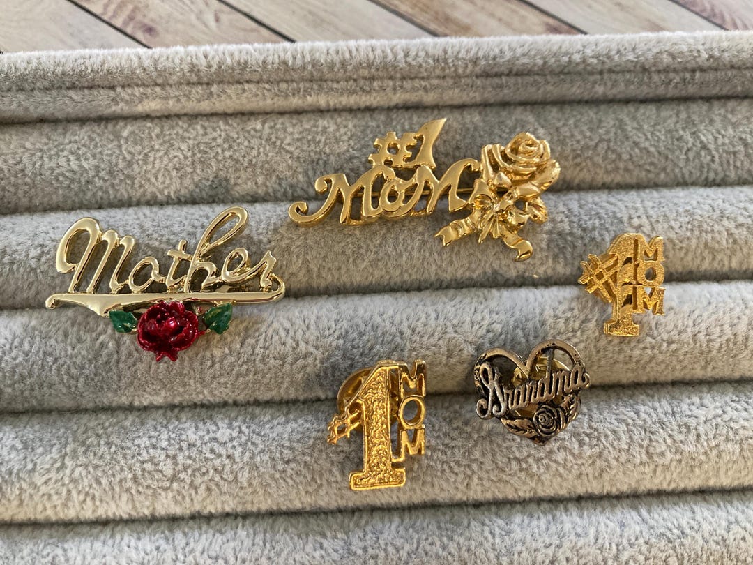 Your Choice ONE Vintage Modern Brooch Pin Pinback Mother Grandmother ...