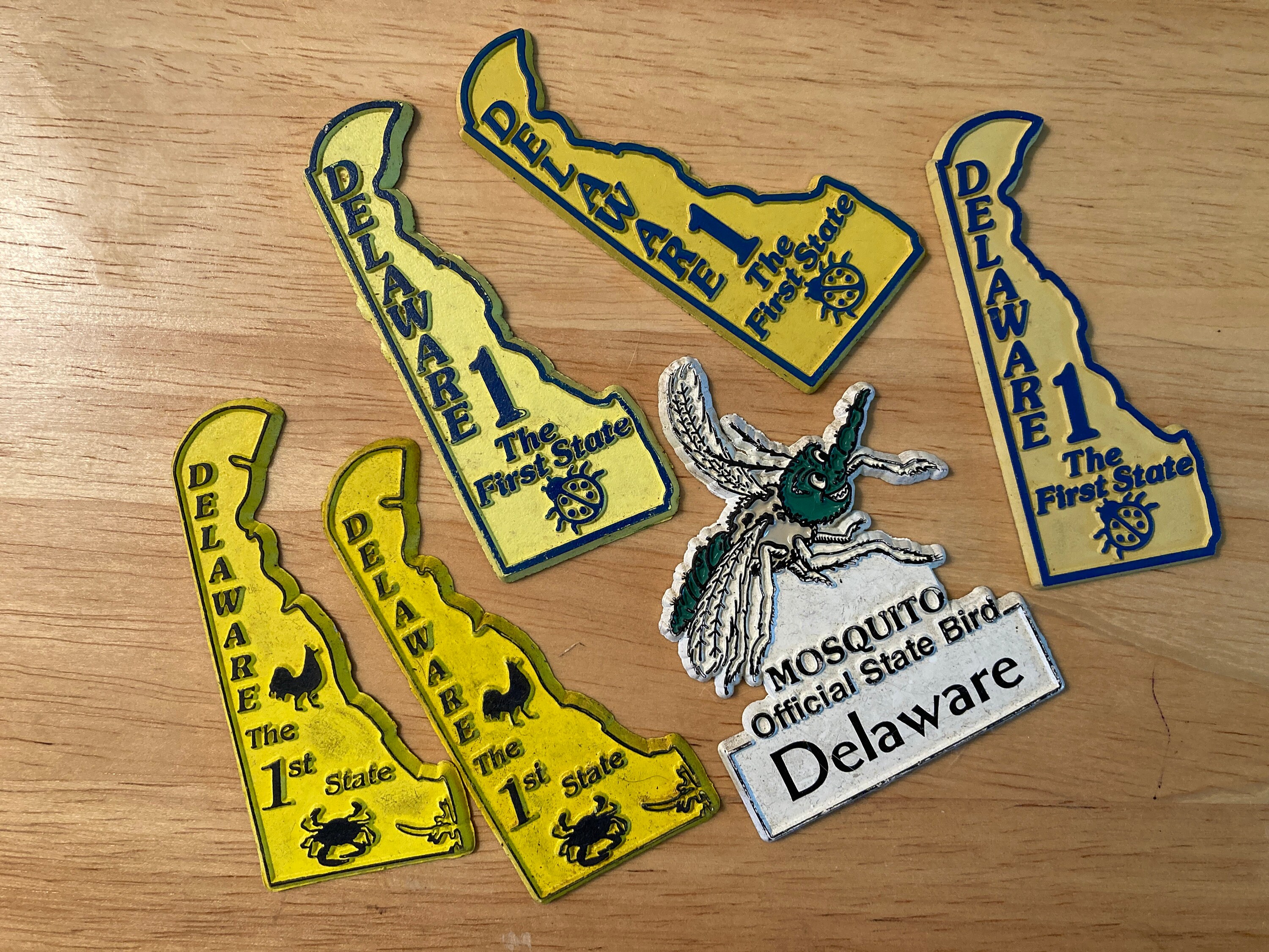 Choice of ONE Vintage Modern Refrigerator Magnet State Souvenir Rubber ...