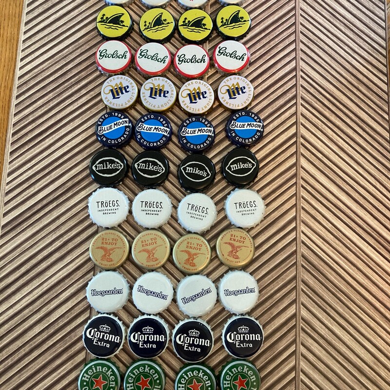 Beer Bottle Cap Collection - Etsy