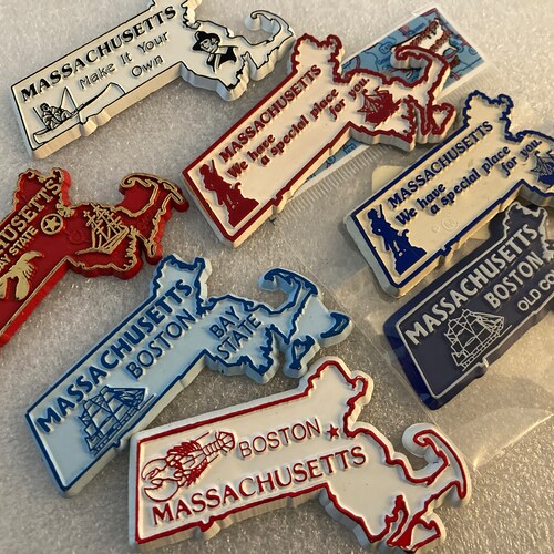 Boston Massachusetts Skyline Magnet - Etsy