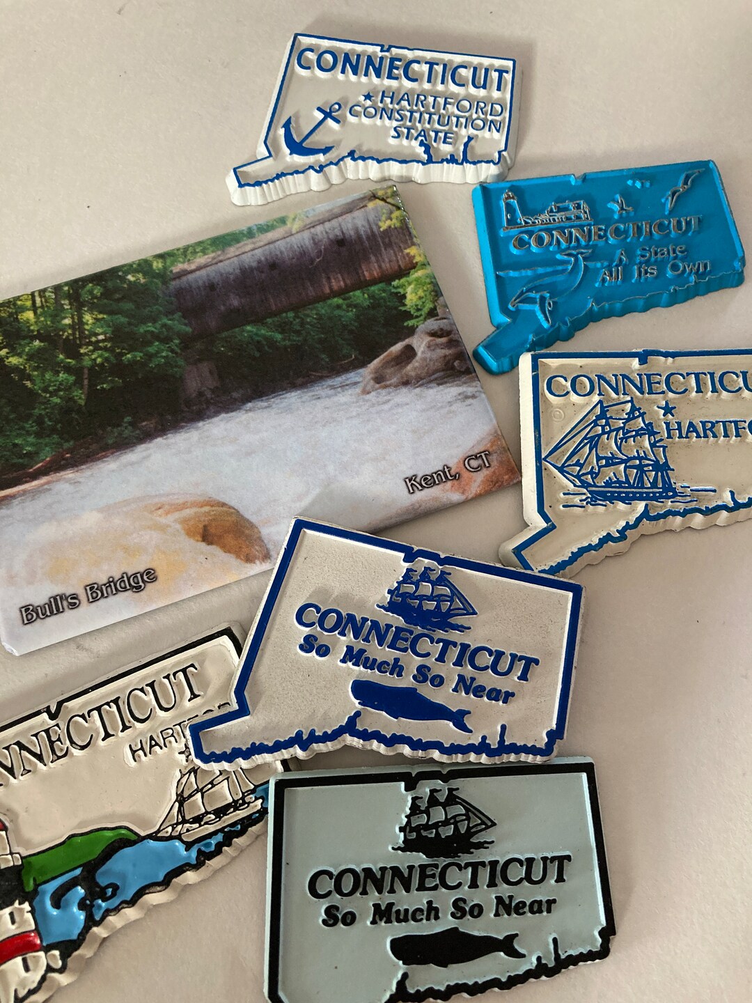 Your Choice of ONE Vintage Modern Refrigerator Magnet State Souvenir ...
