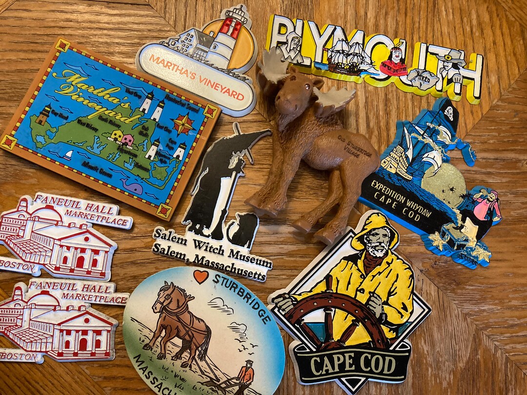 Choice of ONE Vintage Modern Refrigerator Magnet State Souvenir Travel ...