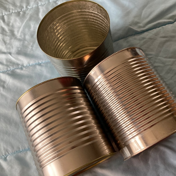 Empty Tin Cans - Etsy