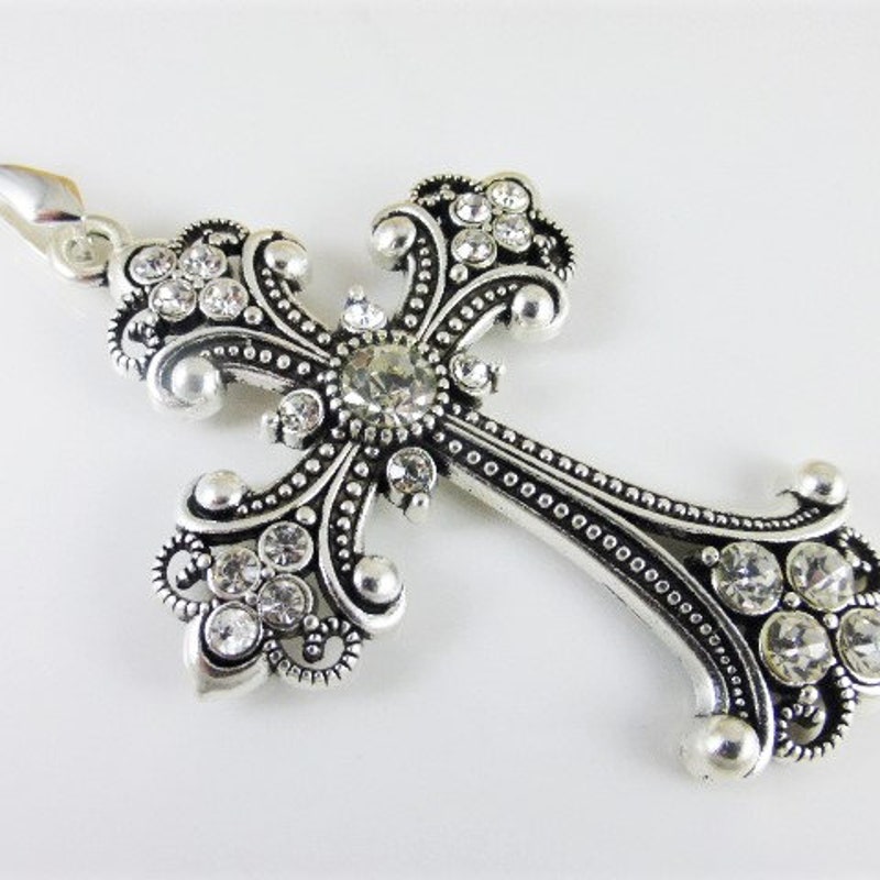 Cross Necklace Goth - Etsy