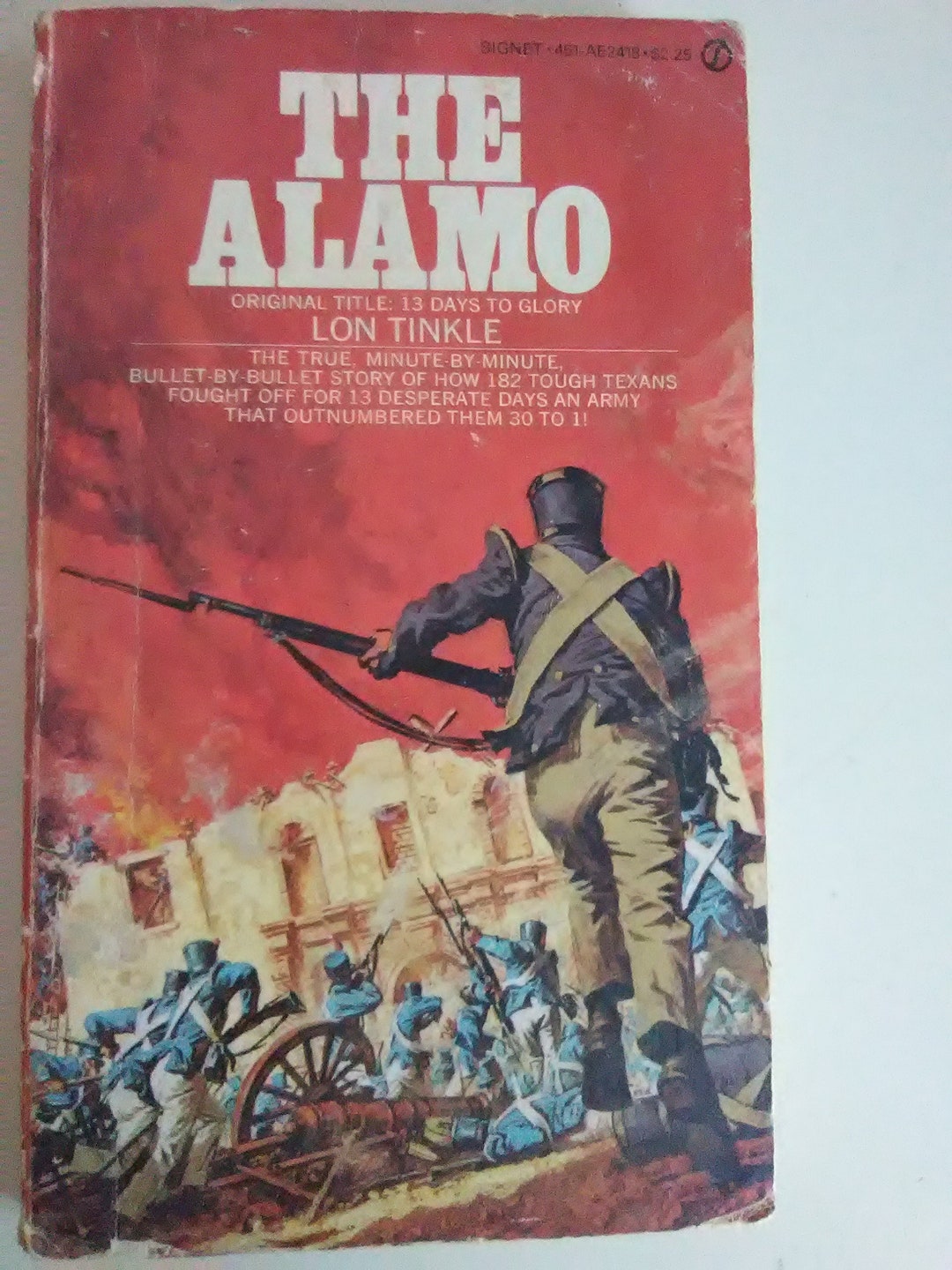 The Alamo by Lon Tinkle Vintage Paperback 1958 - Etsy