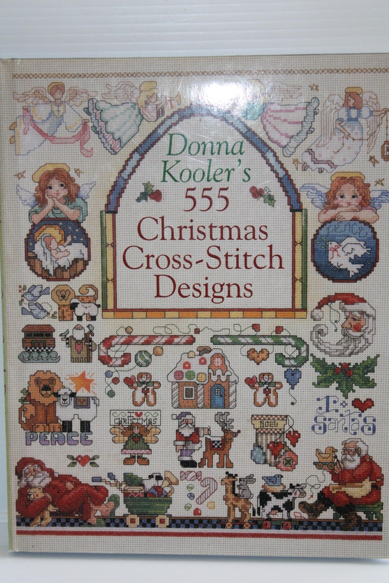Donna Kooler's 555 Christmas Cross-stitch Designs (1999) Hardcover Book ...