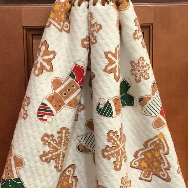 Gingerbread Kitchen Towel - Etsy