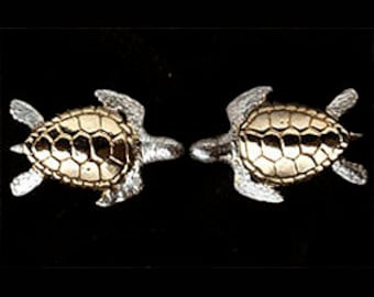 Turtle Cufflinks | Etsy