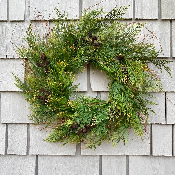 Cedar Wreath - Etsy