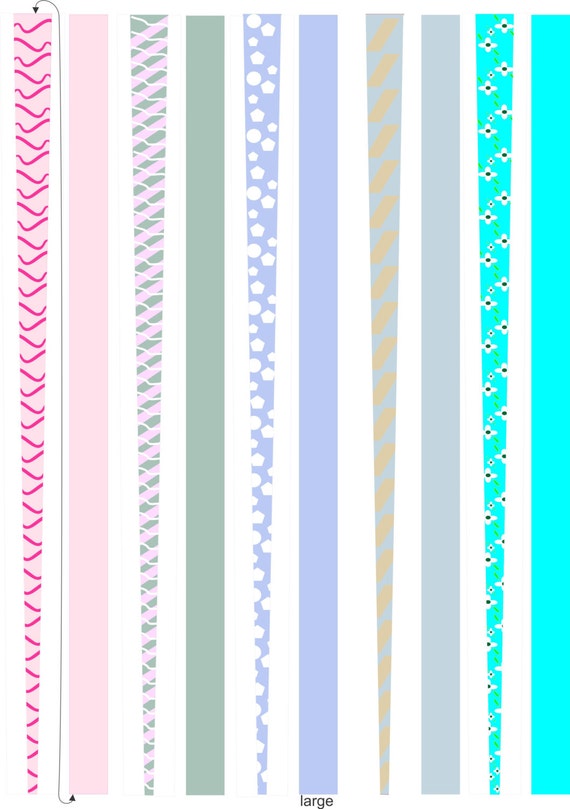 Paper Bead Templates For Making Paper Beads 5 Pages Etsy