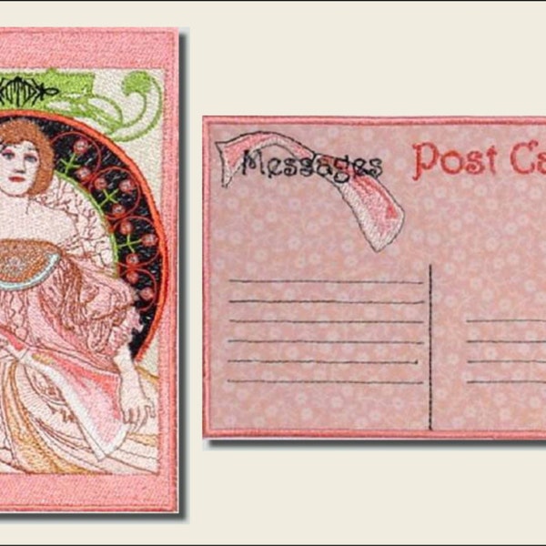 Art Nouveau Postcard - Etsy