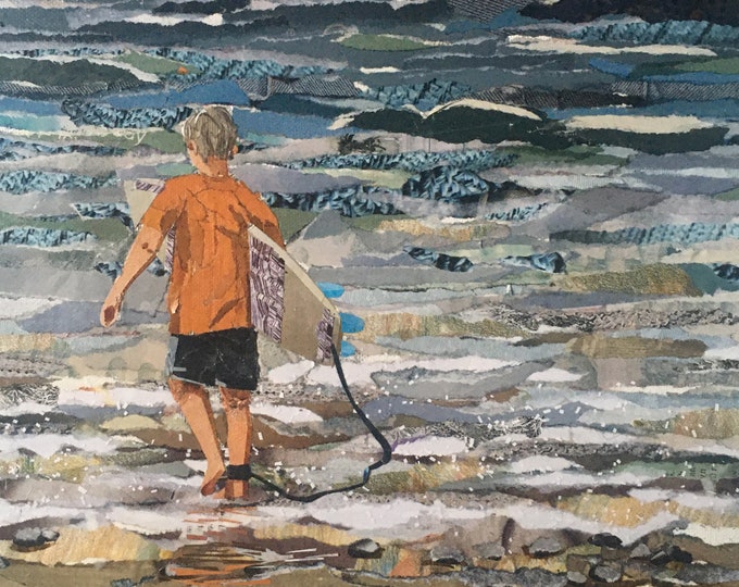 Kirstie Adamson Upcycled Magazine Collage by MagazineCollageArt