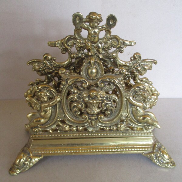 Brass Letter Holder - Etsy