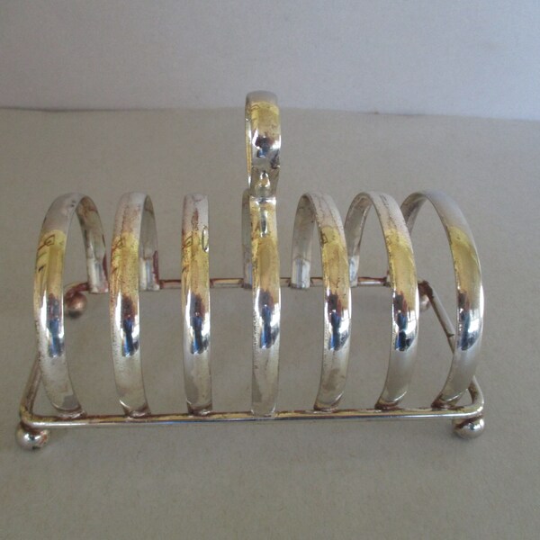 Vintage Silver Plate Toast Rack Holder - Etsy