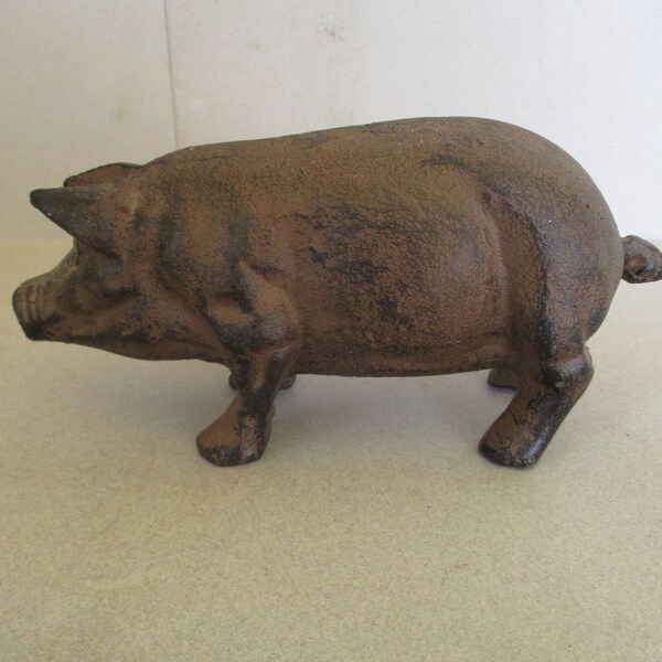 Cast Iron Pig - Etsy