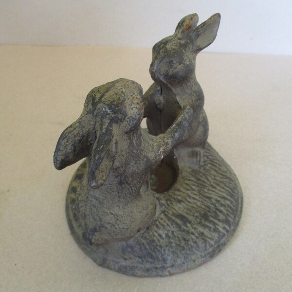 Cast Iron Rabbit - Etsy