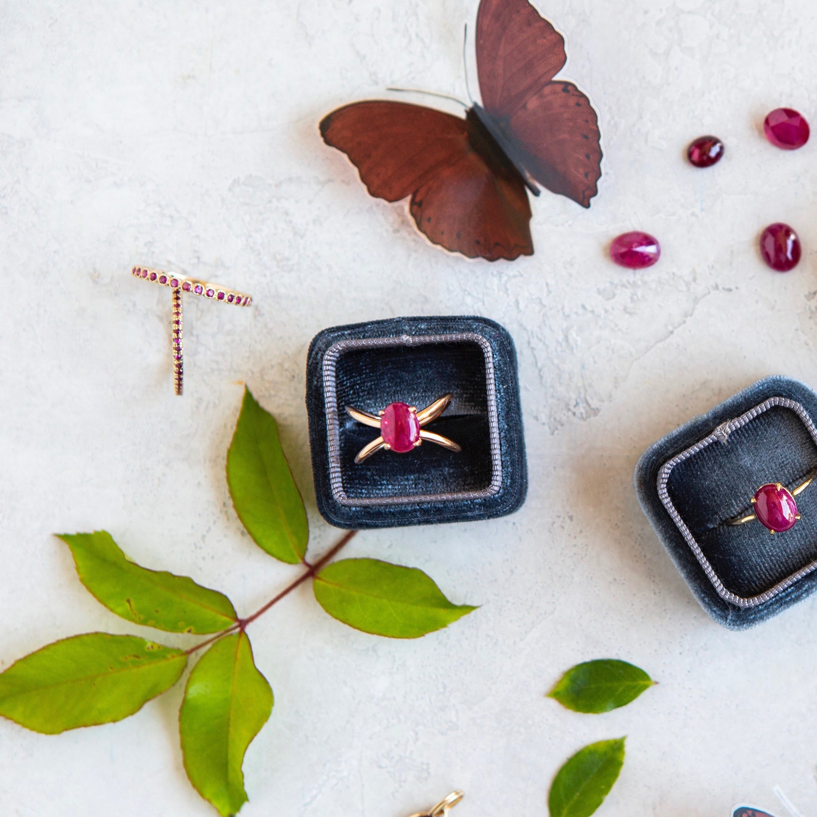 Rose Gold Ruby Ring Ruby Engagement Ring Oval Ruby Split - Etsy