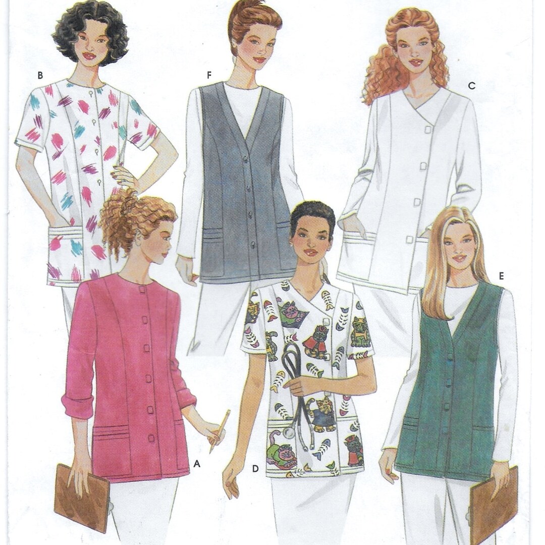 A Sewing Pattern to Make Front Closure Tops and Vests for - Etsy